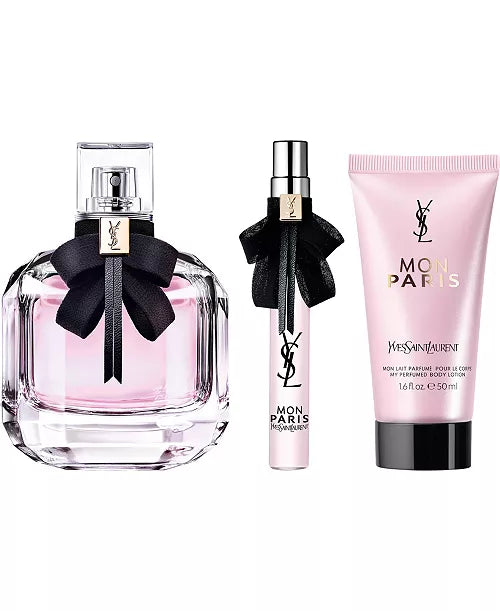 Gift Set Saint Laurent Mon Paris 3 pc. Eau de Parfum – Crist Fragances ...