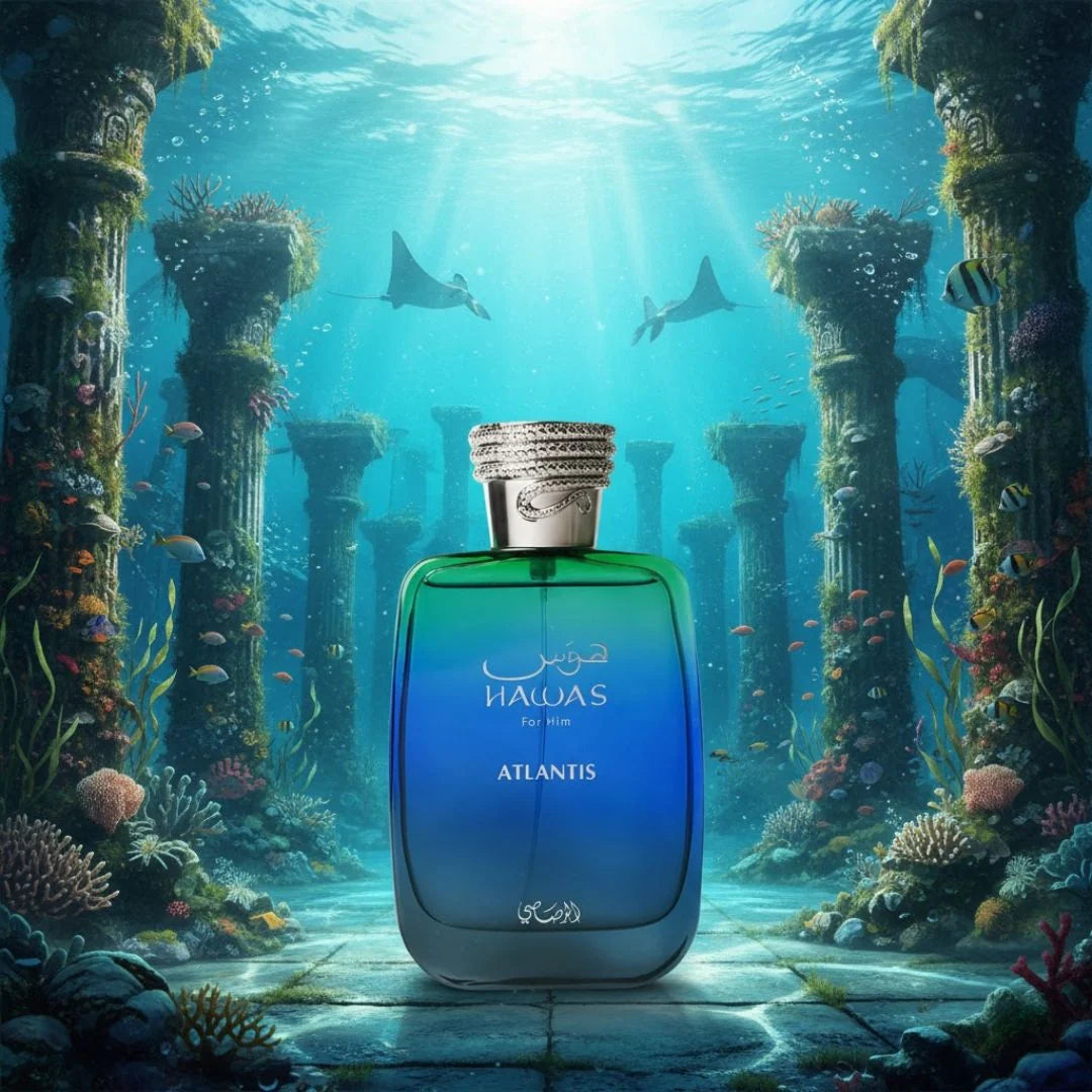 Hawas Atlantis Eau de Parfum Spray 100ml by RASASI – Crist Fragances ...
